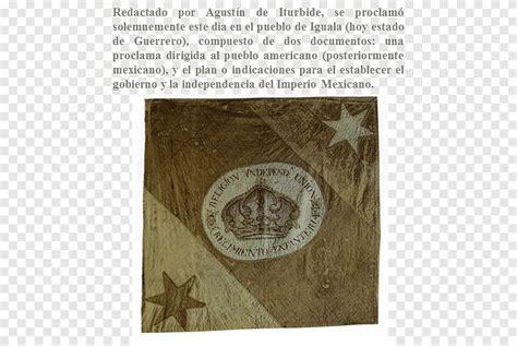 M 083vt Ejército De Las Tres Garantías Bandera Dia De La