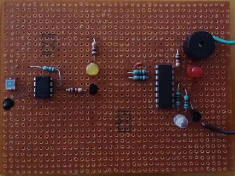 diode based fire sensor project