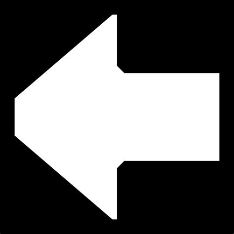 Minimalist Black And White Sharp Edged Directional Arrow Clipart Design Clipartix Com