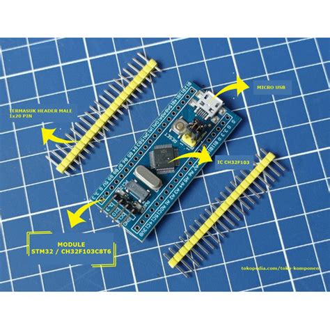 Jual Modul STM32 STM 32 CH32F103C8T6 Microcontroller Arduino Compatible Kota Semarang Toko