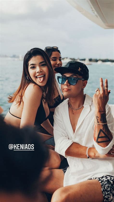 Kenia Os Y Mario Ruiz Swimwear Couple Photos Instagram Story