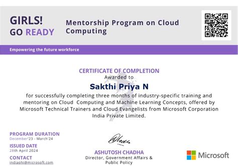 Sakthi Priya On Linkedin Hello Everyone Im Thrilled To Share The Incredible Experience That My