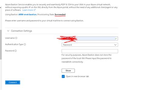 not able to connect to vm using bastion service microsoft qanda