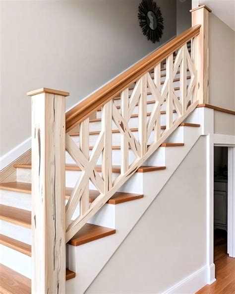30 Farmhouse Rustic Stair Railing Ideas For A Cozy Look