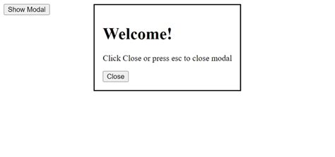 Create A Modal Without Javascript Dev Community