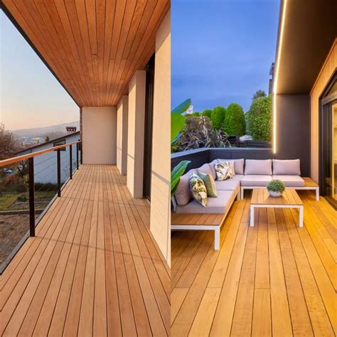 Ecowood • ტროპიკული ხის ბანკირაის ტერასის იატაკის ფიცარი