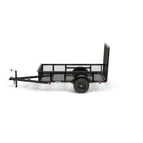 Carry On Trailer 5 Ft X 8 Ft Steel Mesh Utility Trailer With Ramp Gate