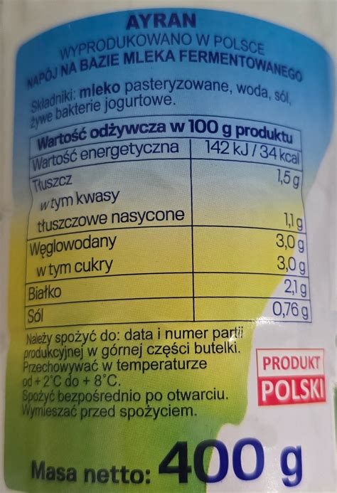 Maluta Ayran Butelka 400 G Megasam24pl