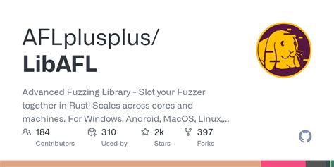 Github Aflpluspluslibafl Advanced Fuzzing Library Slot Your Fuzzer Together In Rust