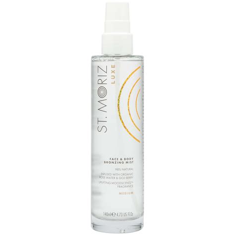 St Moriz Luxe Face And Body Bronzing Mist Medium 140ml Lookfantastic