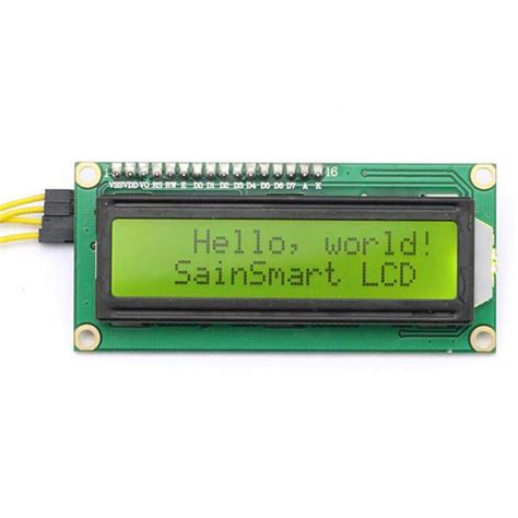 sainsmart iic i2c twi 1602 serial lcd module display for arduino