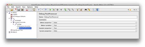 Debugging JMeter Tests