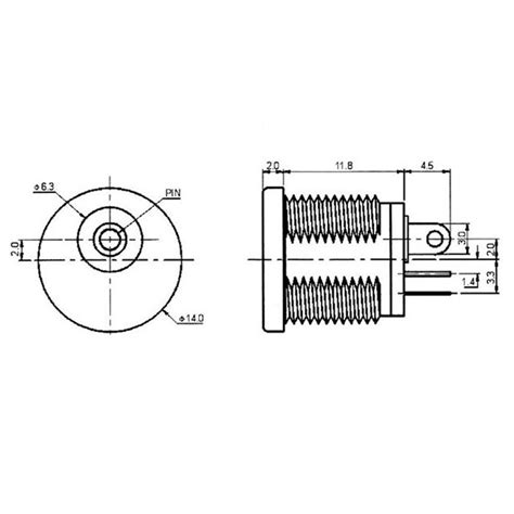 8pcs red yellow black white dc jack socket 5 5 2 1 vicedeal