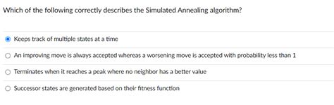 Solved This Is Ai Question On Simulated Annealing Algorithm