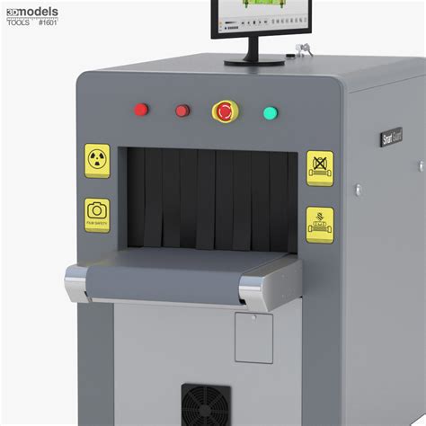 X Ray Baggage Security Scanner 3d Model Download Tools On
