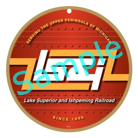Lake Superior And Ishpeming Railroad Logo Wood Plaque Sign Etsy