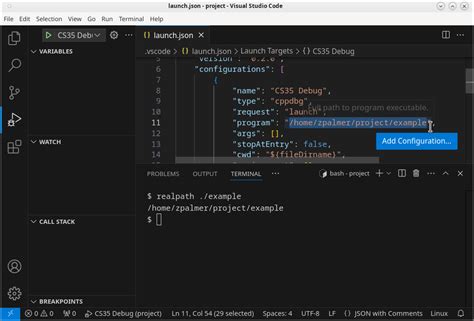 CS Using GDB In VSCode
