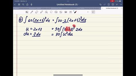 Antiderivative For Chain Rule Or Integral By Substitution Part 4 Basic