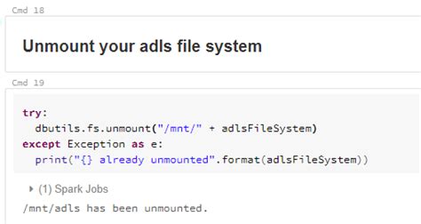 Connecting Azure Databricks To Azure Data Lake Store Adls Gen2 Part 2