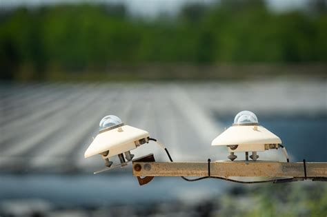 Premium Photo Closeup Of The Solar Panels Sun Detector In The Floating Solar Panels Farm