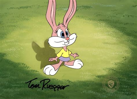 Tiny Toon Adventures Original Production Cel Signed By Tom Ruegger