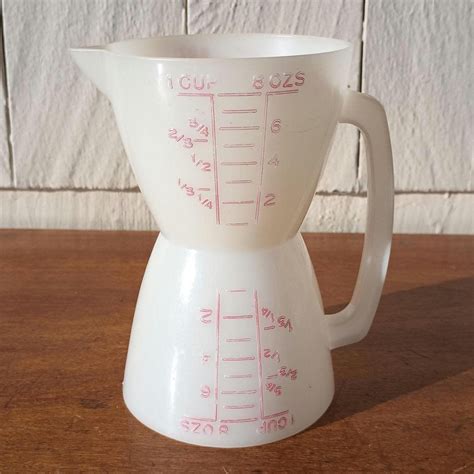 Vintage Tupperware Double Measuring Cup Etsy In 2025 Vintage Tupperware Tupperware Dry