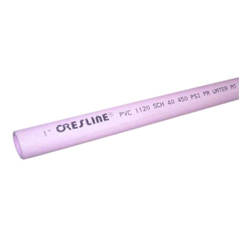 Pvc Purple Reclaimed Pipe 1 2 In X 20 Ft Sdr 13 5 Cl 315 Bell End