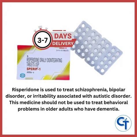 Risperidone 1 Mg Tablet At ₹ 30stripe Risperidone Tablet In Mumbai