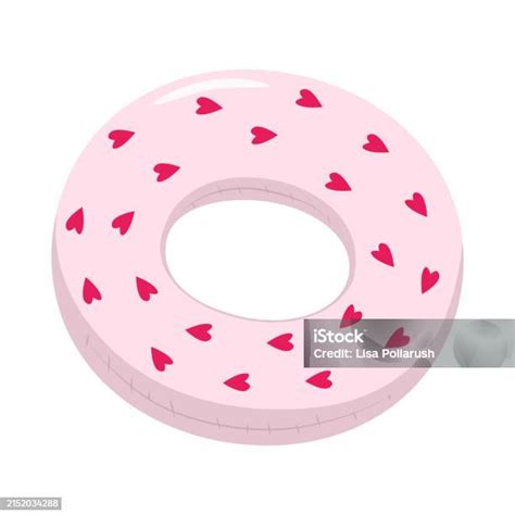 빨간 심장 만화 여름 요소 여행 해변 여름 액세서리와 핑크 수영 서클 칵테일 아이스크림 와 이국적인 과일 벡터 일러스트 레이 션 세트 종려와 농노 보드 우산과 선글라스 개체