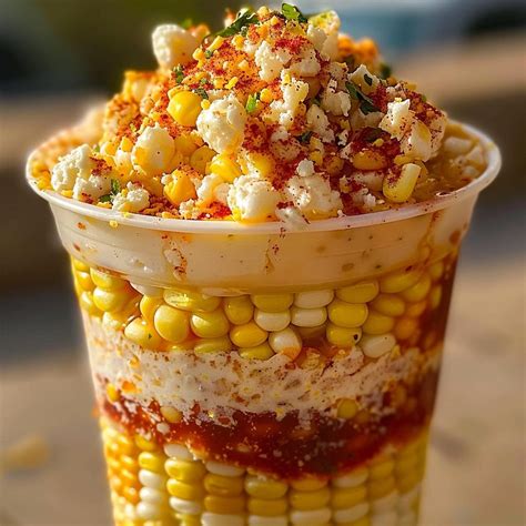 Downloadable Mexican Street Corn Cups Recipe Elote In A Cup Etsy