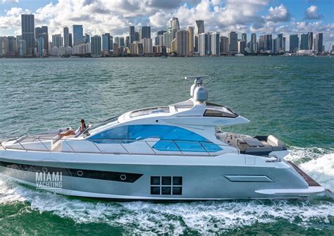Ft Azimut Sport Yacht Charter In Miami Beach Luxury Boat Rental Miami Yachting Company