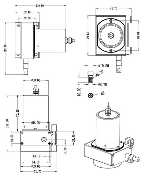 Miran Anti Explosion Wire Encoder Waterproof String Potentiometer China String Potentiometer