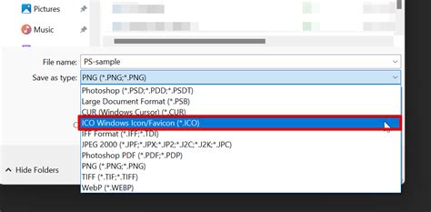 How Do I Save A ICO File In Photoshop WebsiteBuilderInsider Com
