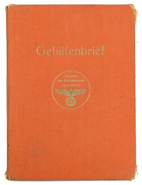 Worldwarcollectibles German Third Reich Career Certificate