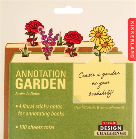 Sticky Notes Annotation Garden Kikkerland