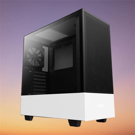 Nzxt H510 Flow White Mid Tower Pc Gaming Case
