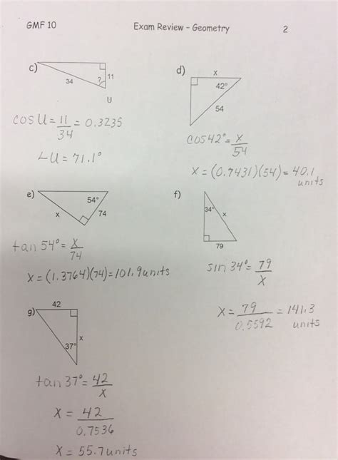 Exam Review Mr Storeys Classes