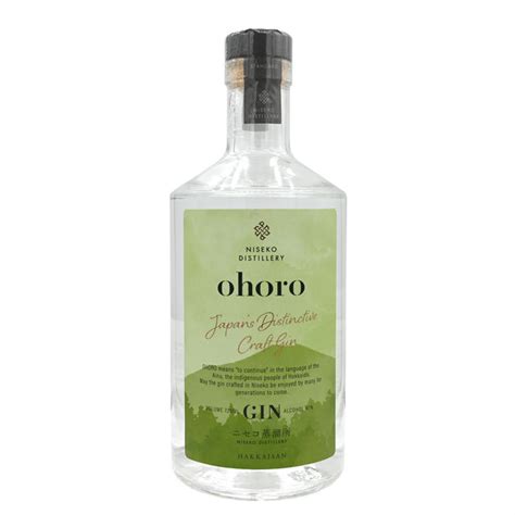 Ohoro Japanese Botanical Gin Btl 720ml Umami Mart