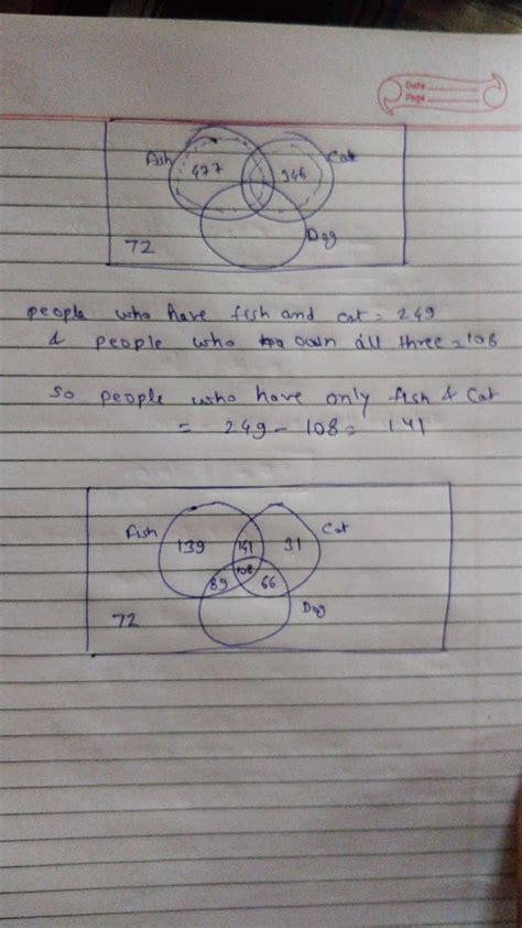 [solved] constructing a venn diagram with 3 sets to solve a word