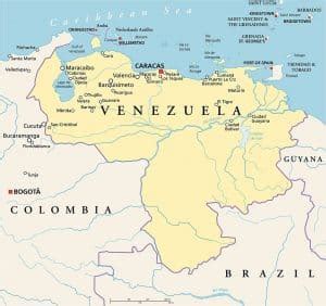 Mapas De Venezuela Mapas Políticos Físicos Mudos Para Descargar
