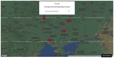 Map Vue Template Codesandbox