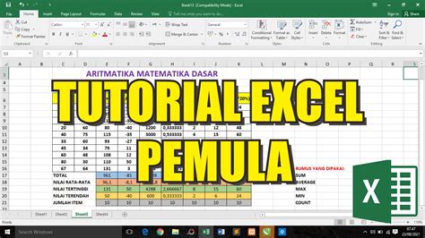 Operasi Aritmatika Dasar Pada Microsoft Excel Tutorial Excel Untuk