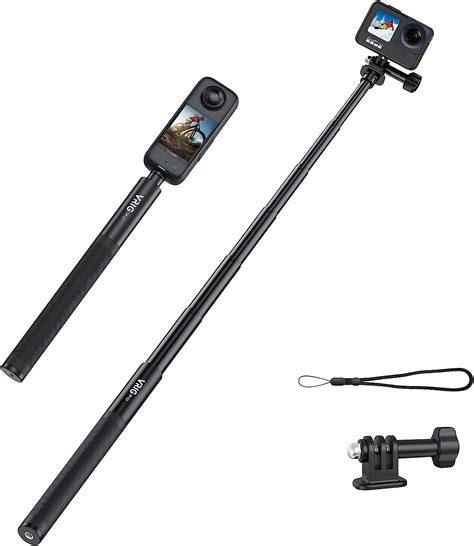 51 57 Selfie Stick For Gopro And Insta360 Extension Invisible Selfie Stick For