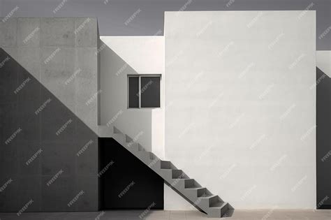 Premium Ai Image Minimalist Geometries Classical Architecture And