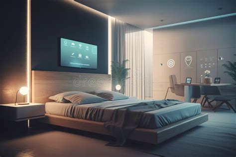 Voice Controlled Smart Speaker And User Talking Smart Home Office Main