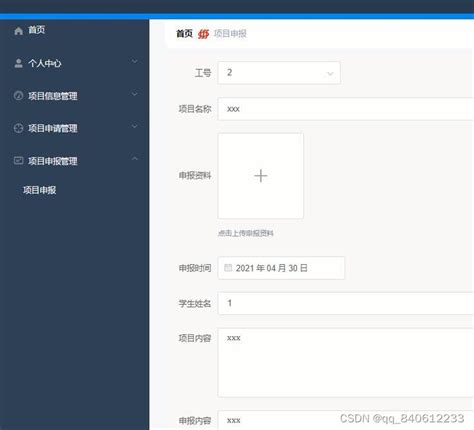 python创新创业项目申报管理系统 申报系统程序开发 csdn博客