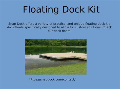 Ppt Floating Dock System Powerpoint Presentation Free Download Id 11534852