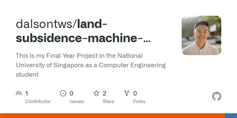 Github Dalsontwsland Subsidence Machine Learning This Is My Final Year Project In The