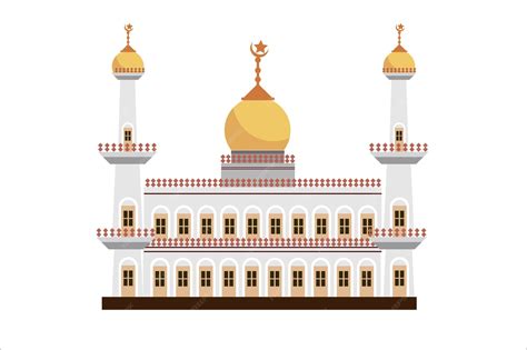 Premium Vector Mosque Design Vector Illustration