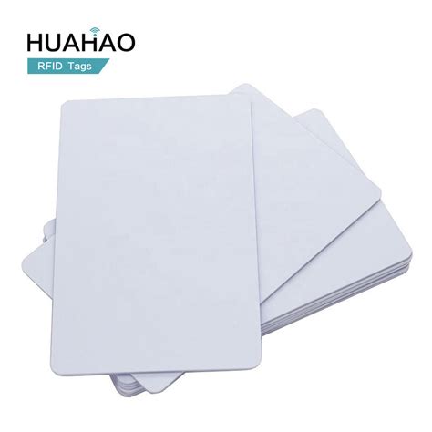 huahao manufacturer custom white blank fudan f08s smart rfid nfc